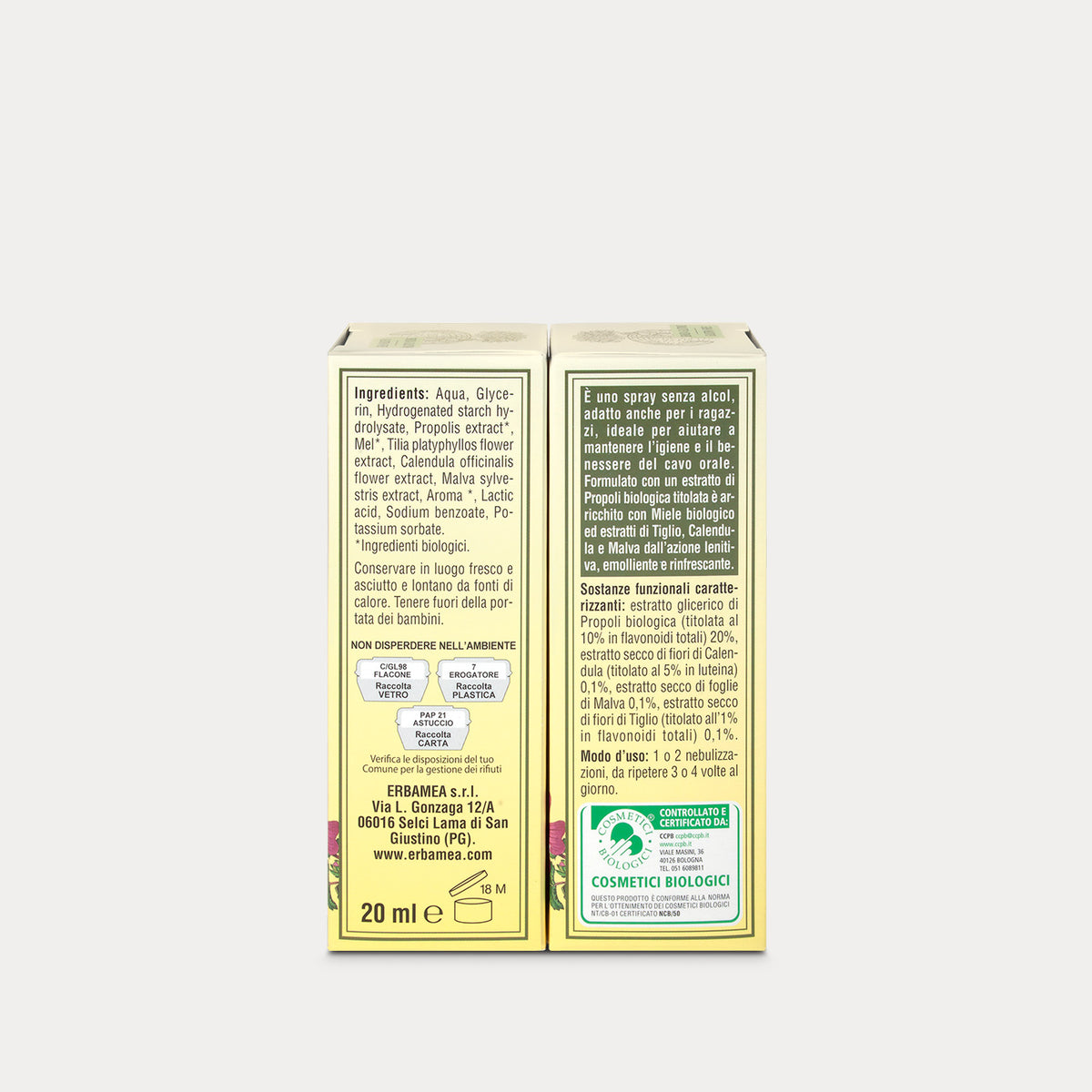 Throat spray Junior Titrated Propolis – L’Erbolario International